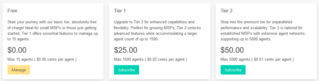 Choose Your Package: Plans and Pricing - RMMmax