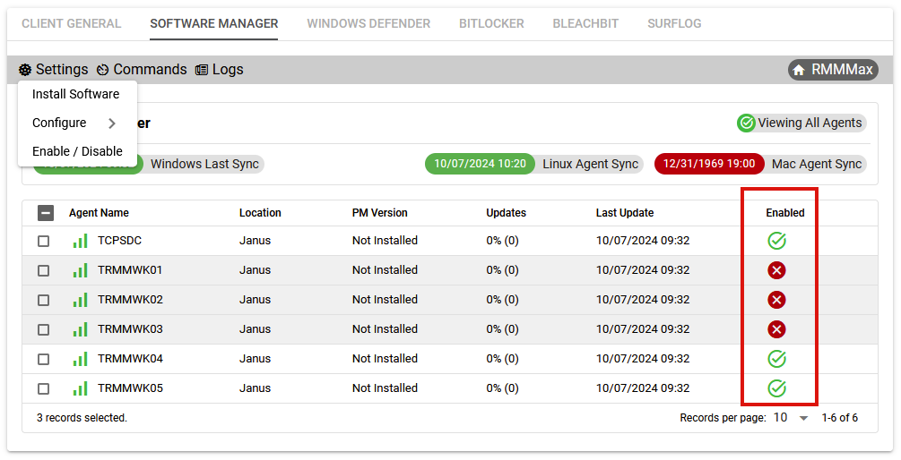 Enable your agents - RMMmax