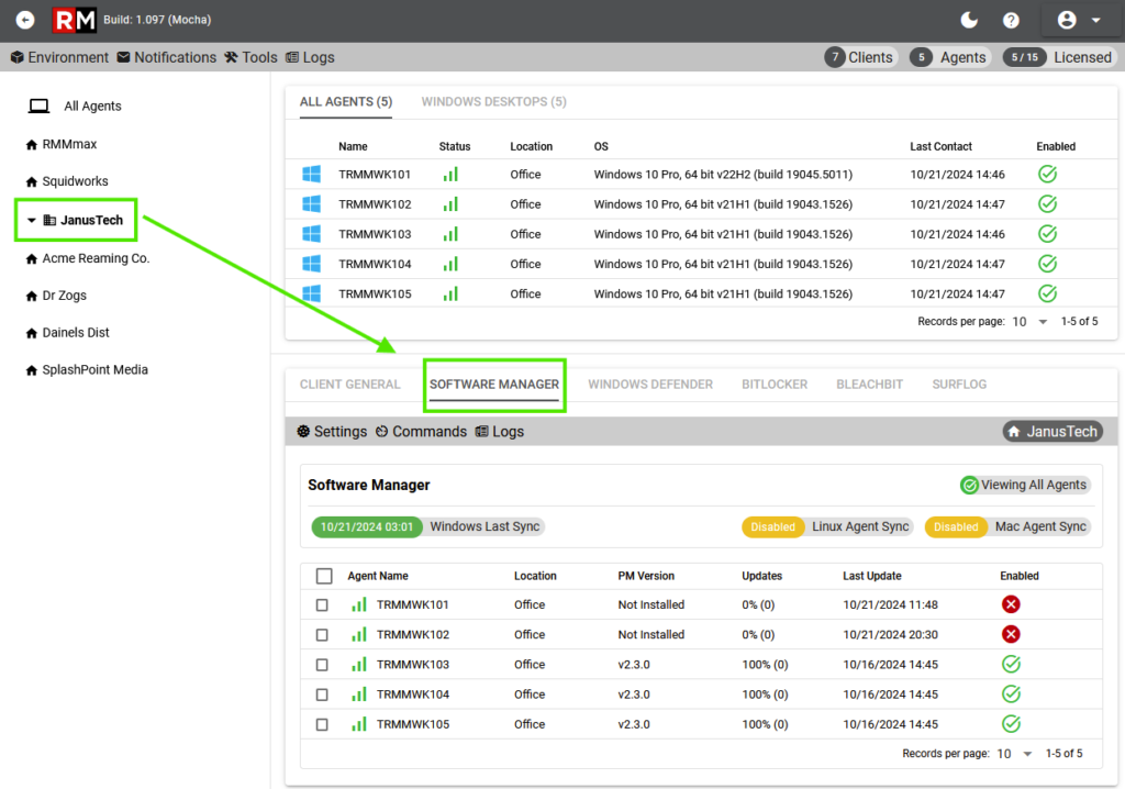 Client View - RMMmax